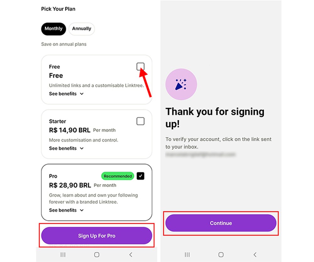 Como usar o Linktree pelo celular