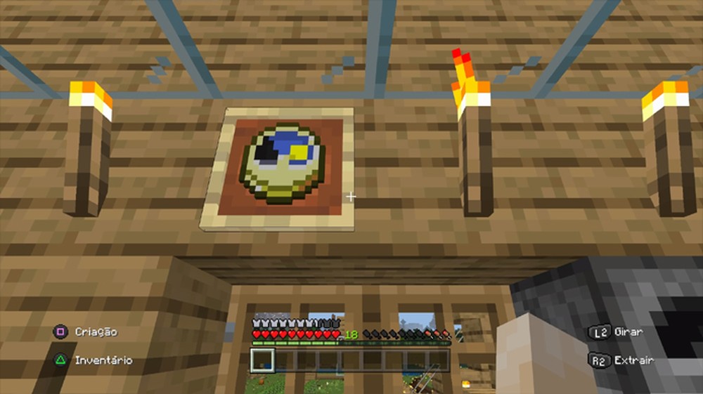 Como fazer quadro no Minecraft