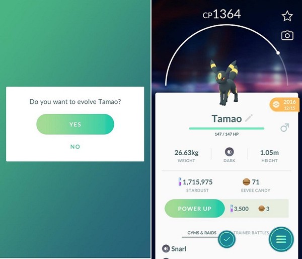 Como evoluir Eevee para Umbreon em Pokémon GO