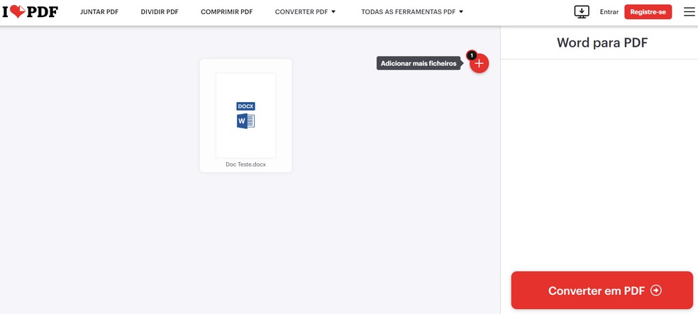 Como transformar um arquivo do Word em PDF no celular e no PC