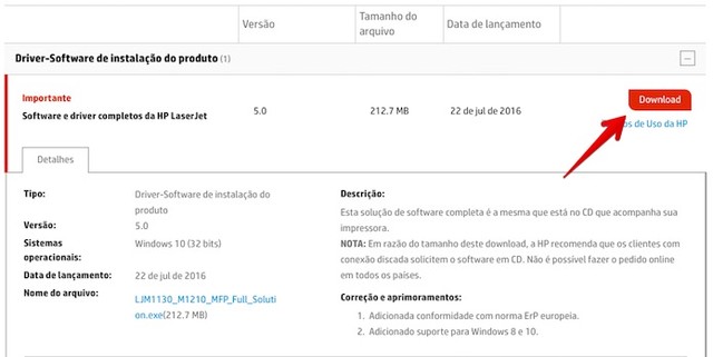 HP Laserjet M1132: como fazer download e instalar driver da impressora