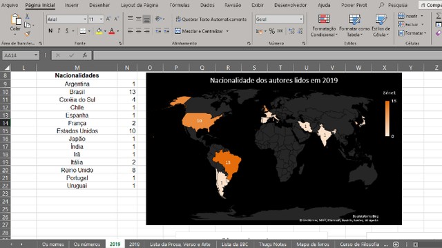 Como inserir e configurar mapas dinâmicos em planilhas do Excel