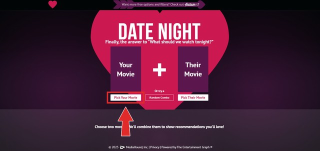 Date Night Movies: site mescla gostos de filmes e indica o ideal; conheça