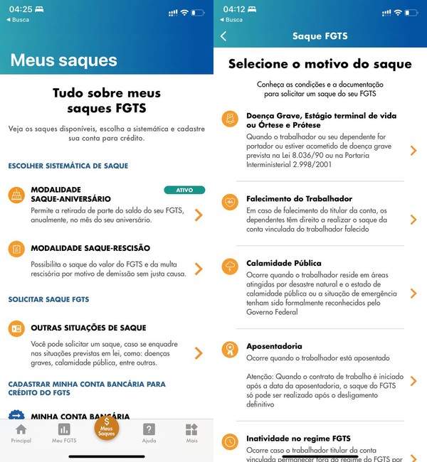 Quem pode sacar o FGTS? Veja como fazer pelo app