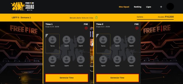 FF Squad: veja como jogar o novo game da Liga Brasileira de Free Fire