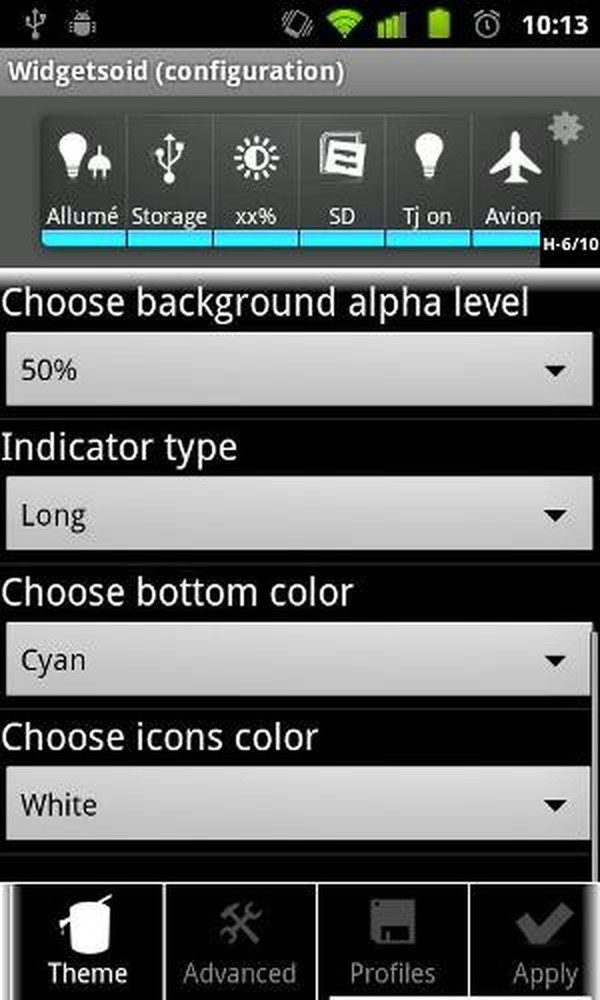 Adicione widgets personalizáveis no seu Android