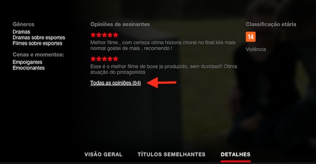Como deixar sua opinião sobre um filme ou série no Netflix