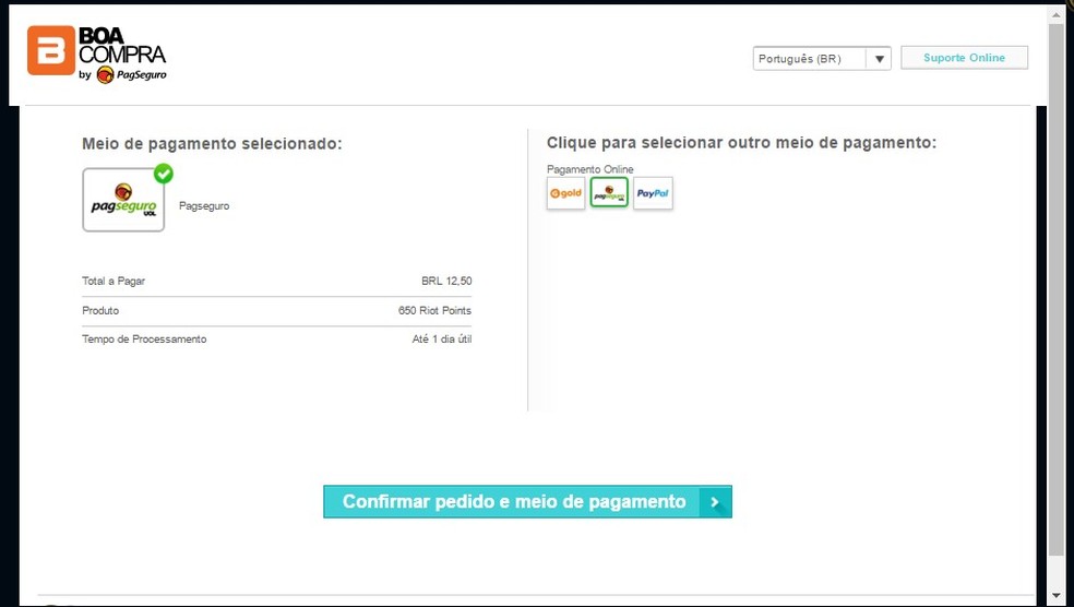 Como comprar Riot Points (RP) no League of Legends, MOBA da Riot Games