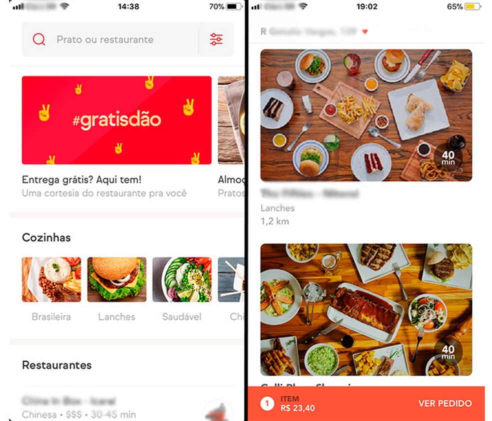 iFood ou SpoonRocket: conheça as características de apps para pedir comida