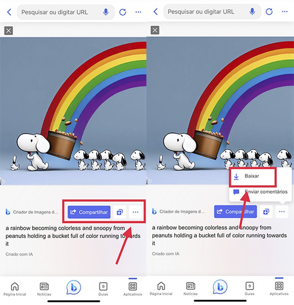 Como usar o Bing Image Creator pelo celular e pelo PC