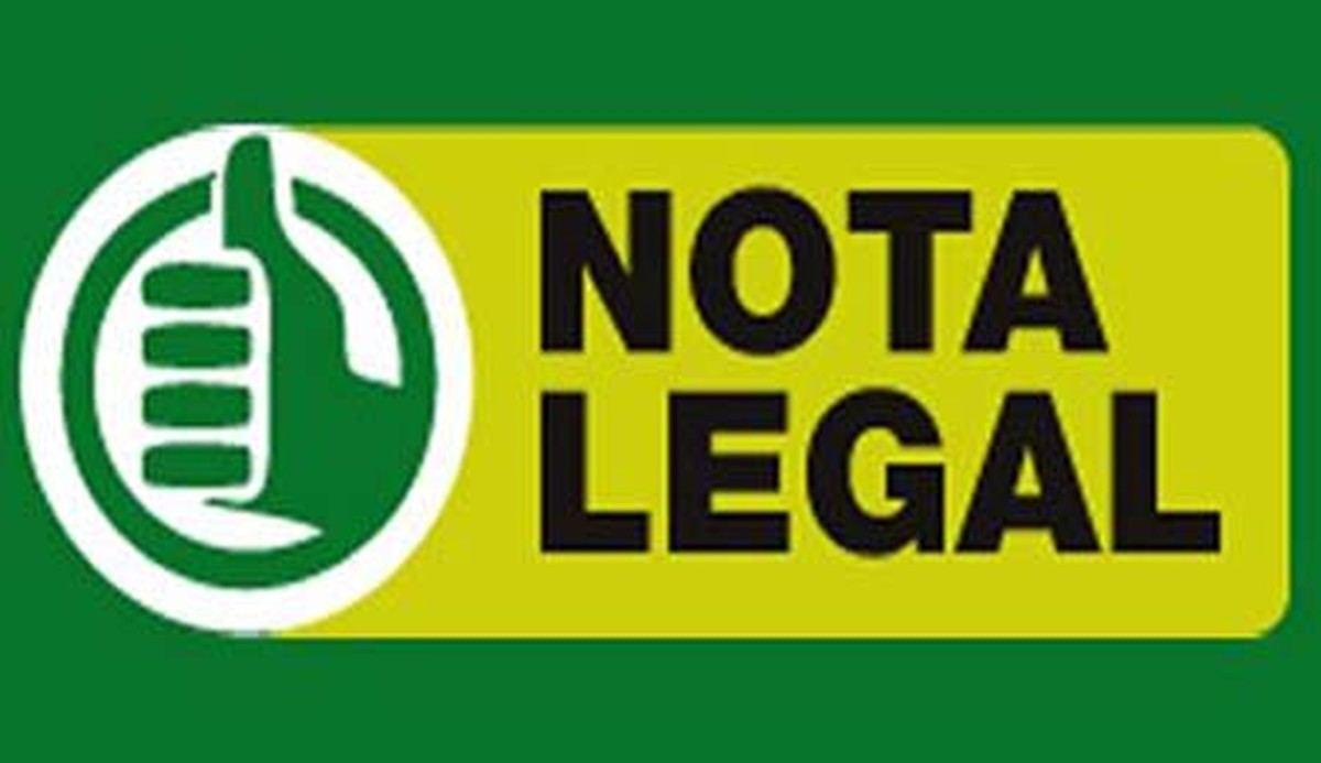 Entenda o que é uma ‘nota legal’