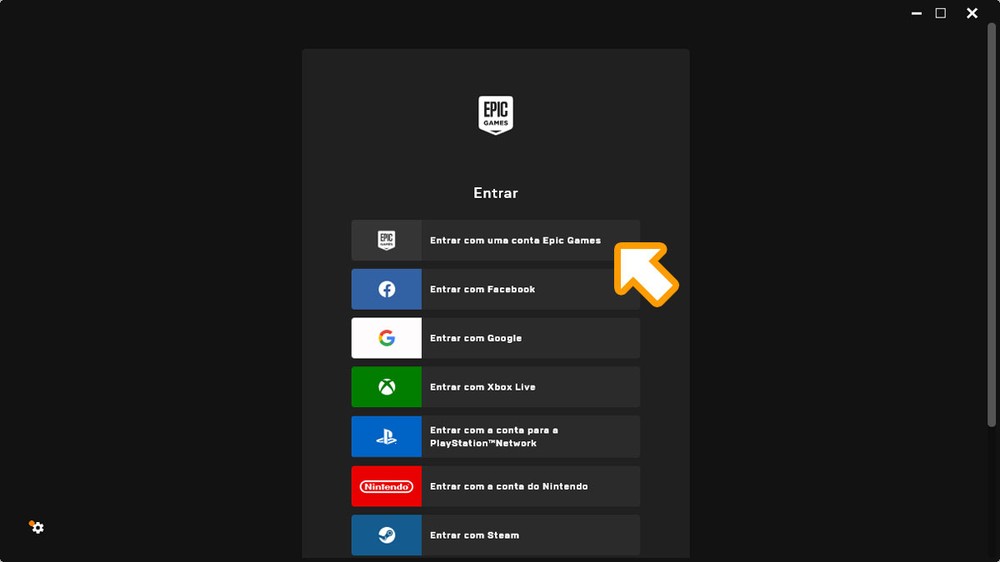Como instalar a Epic Games para jogar no PC