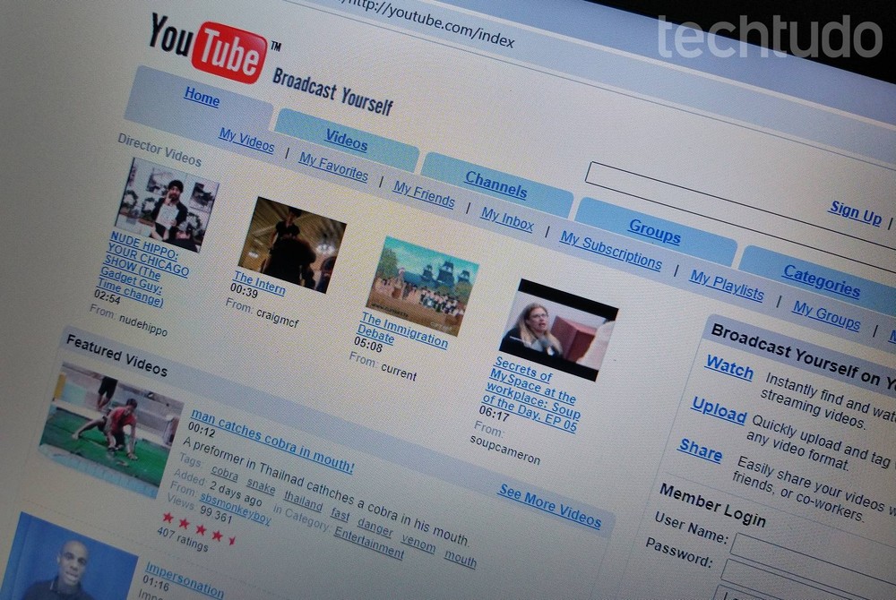 YouTube faz 16 anos: relembre o início e as mudanças na plataforma de ...