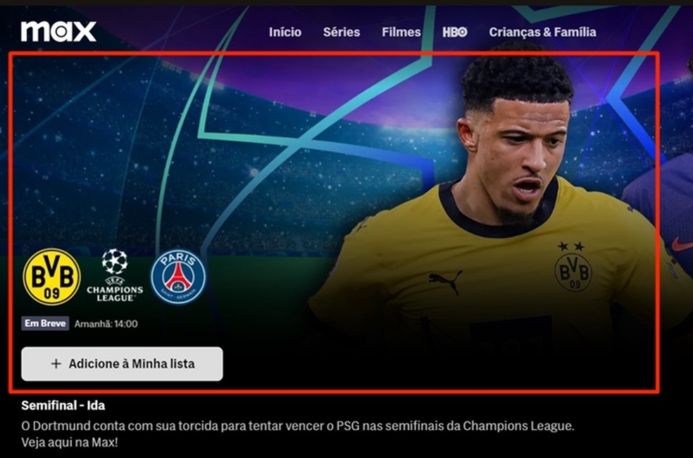 Borussia Dortmund x PSG ao vivo: horário e onde assistir à Champions League