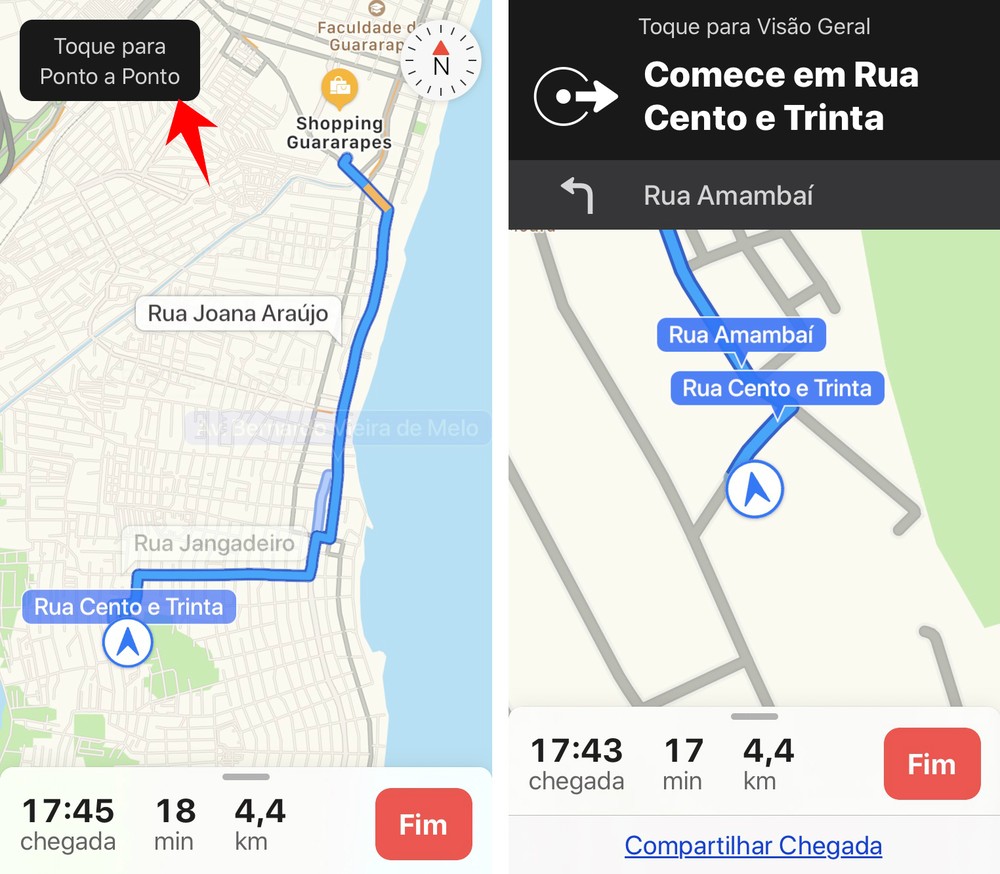 Como traçar rota ponto a ponto no Google Maps e no Apple Maps