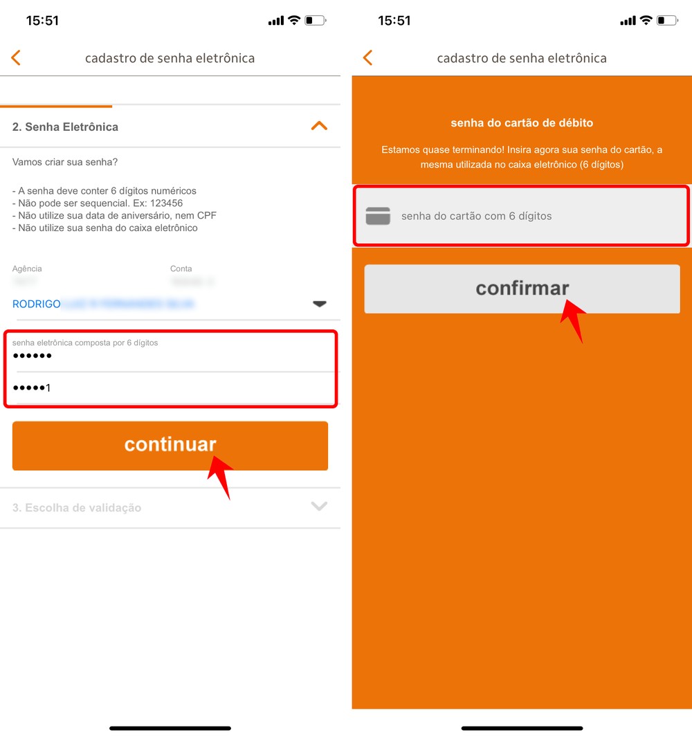 Como mudar senha do cartão Itaú pelo aplicativo