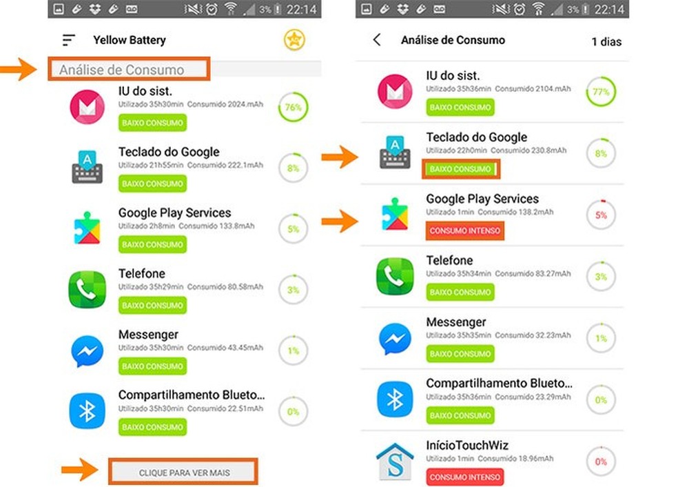 Bateria no fim? App Yellow Battery prolonga uso do celular Android