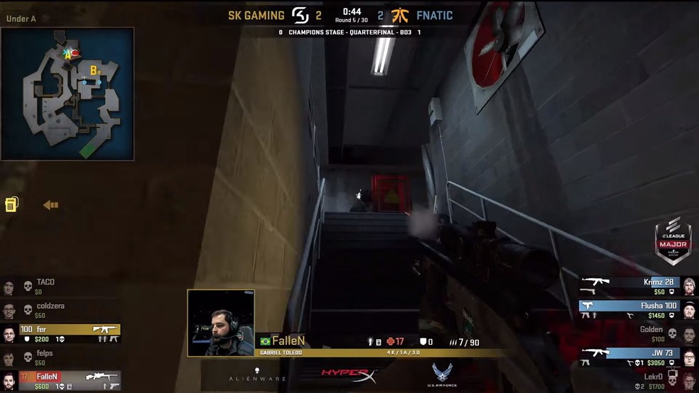 FalleN: relembre as 7 melhores jogadas do proplayer brasileiro