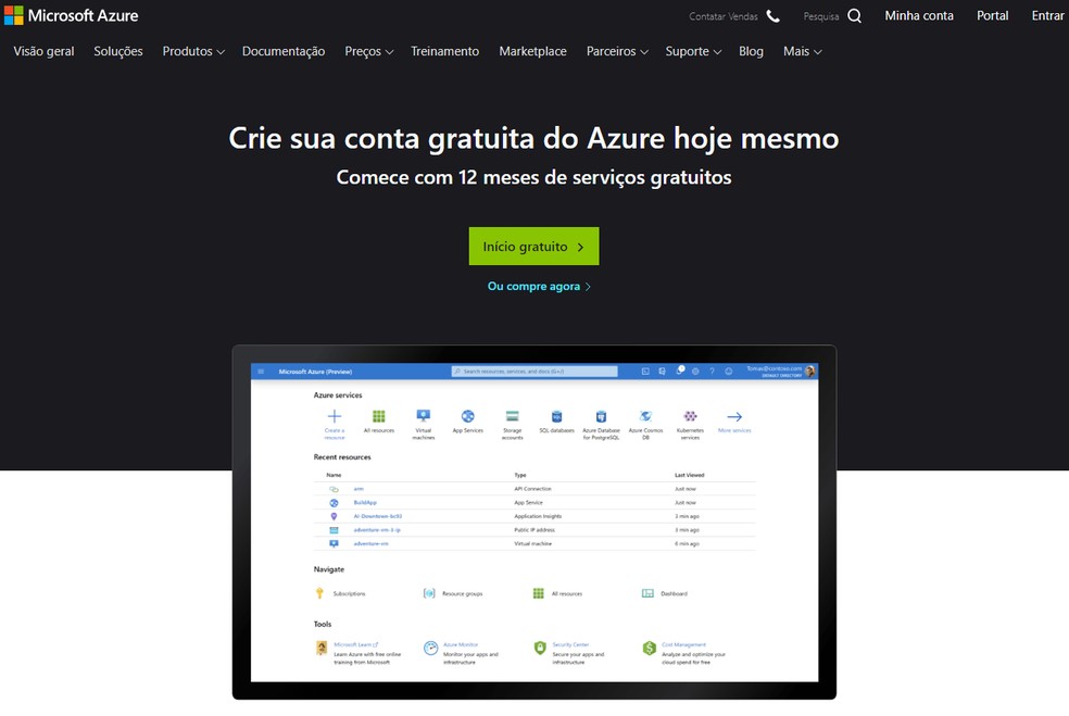 O que é Microsoft Azure? Veja como funciona e preços do serviço de nuvem