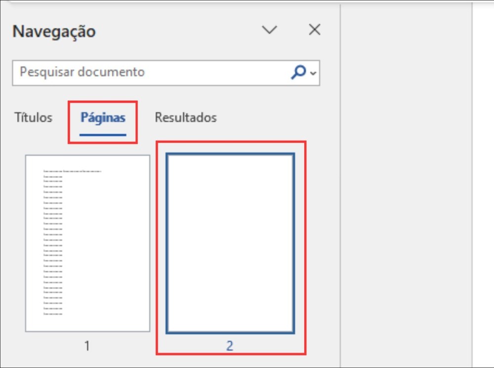 Como excluir página em branco no Word