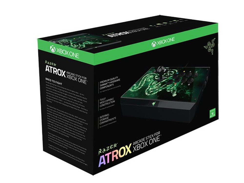 Razer anuncia controle Arcade Atrox para o Xbox One durante EVO 2014