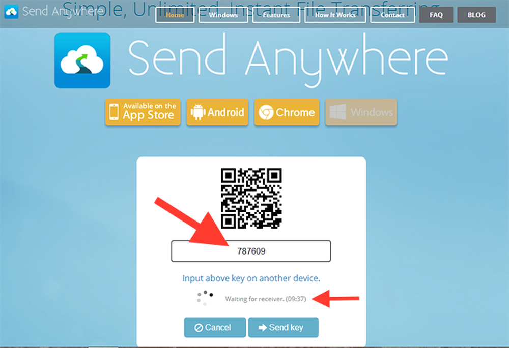 Como enviar e receber arquivos no computador com o Send Anywhere