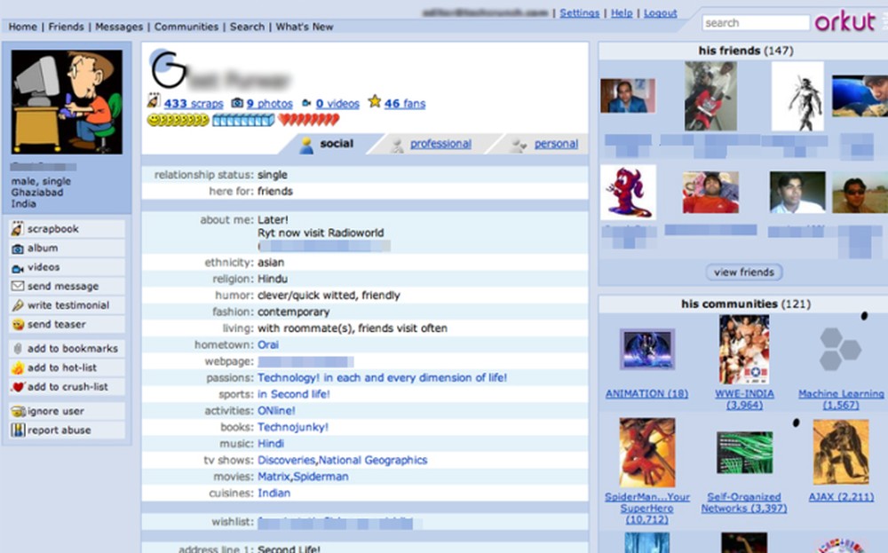 A história do Orkut