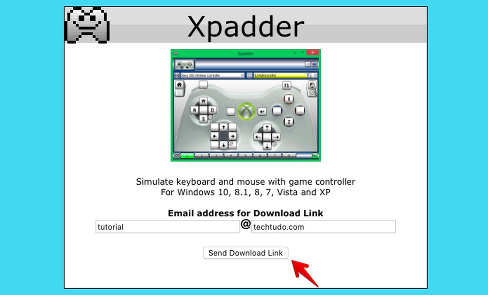 Como fazer download do Xpadder