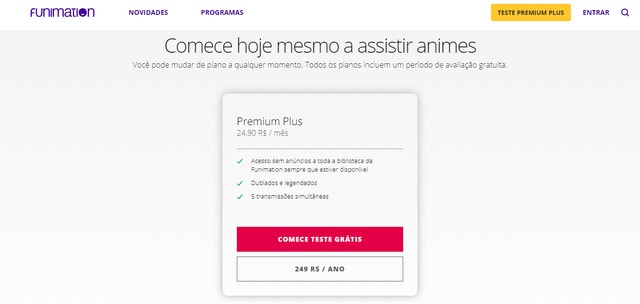 Funimation no Brasil: veja preço e catálogo para assistir a animes