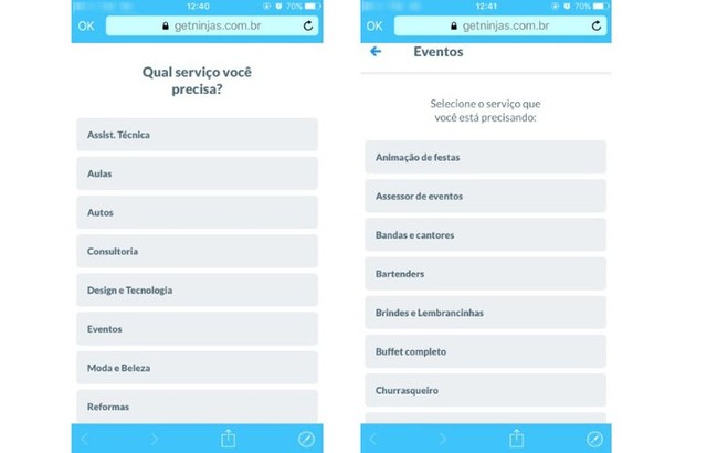 Como funciona o GetNinjas? App facilita a busca por profissionais e ...