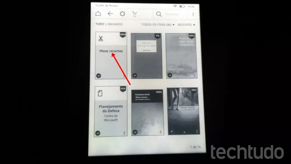 Como grifar e adicionar notas ao texto no Kindle