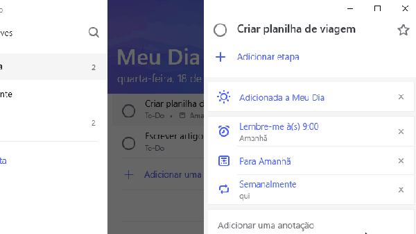 Como criar listas de tarefas com o Microsoft To-Do para PC
