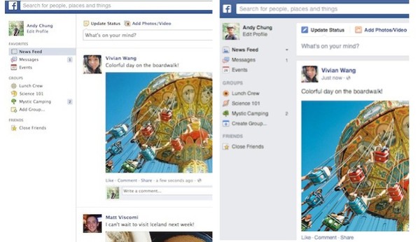 Como voltar ao visual do 'Facebook antigo'