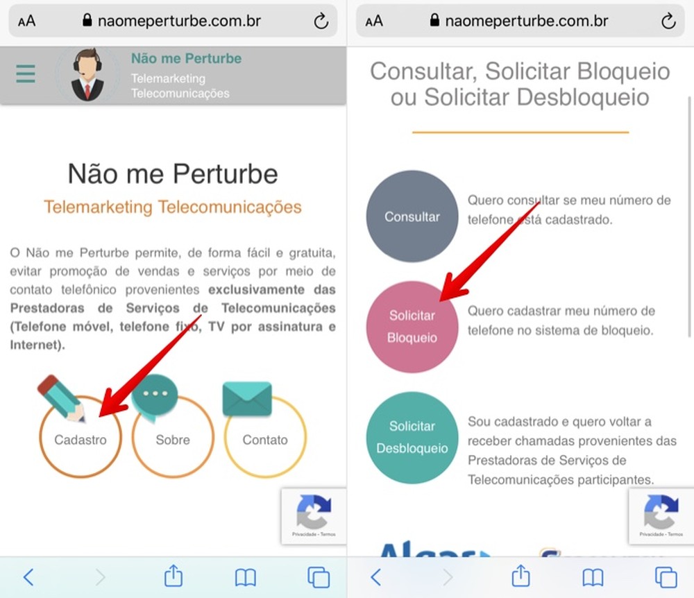 Como usar o Não Me Perturbe da Anatel