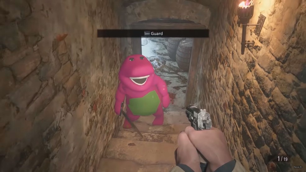 Resident Evil Village: mods trocam monstros por Barney e Ricardo Milos