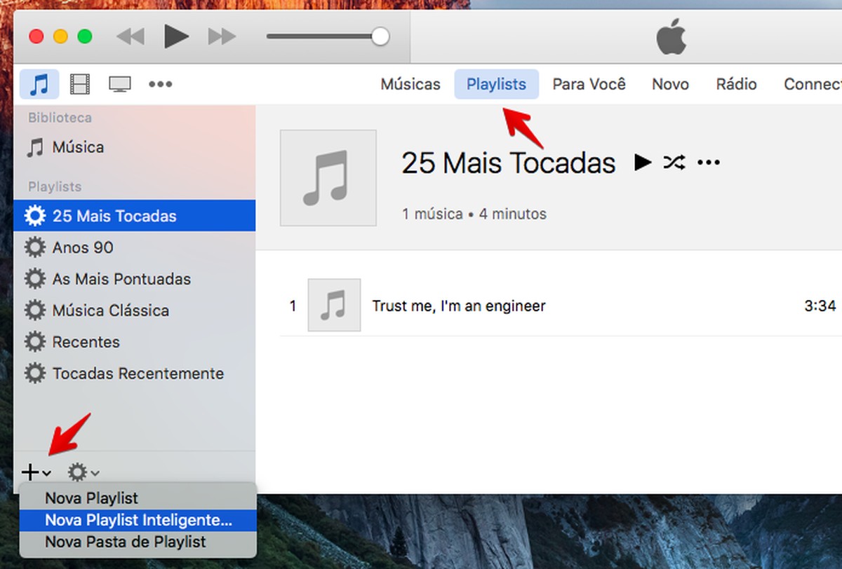 Como criar uma playlist com as músicas que você curtiu no Apple Music