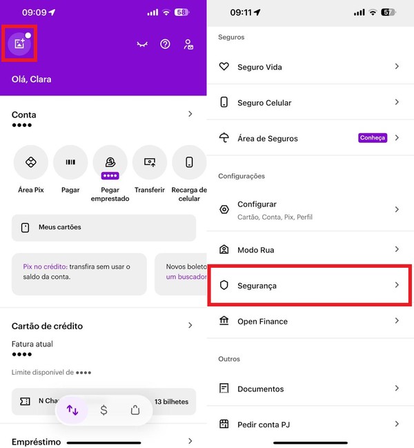 Como ver a senha do cartão Nubank no app