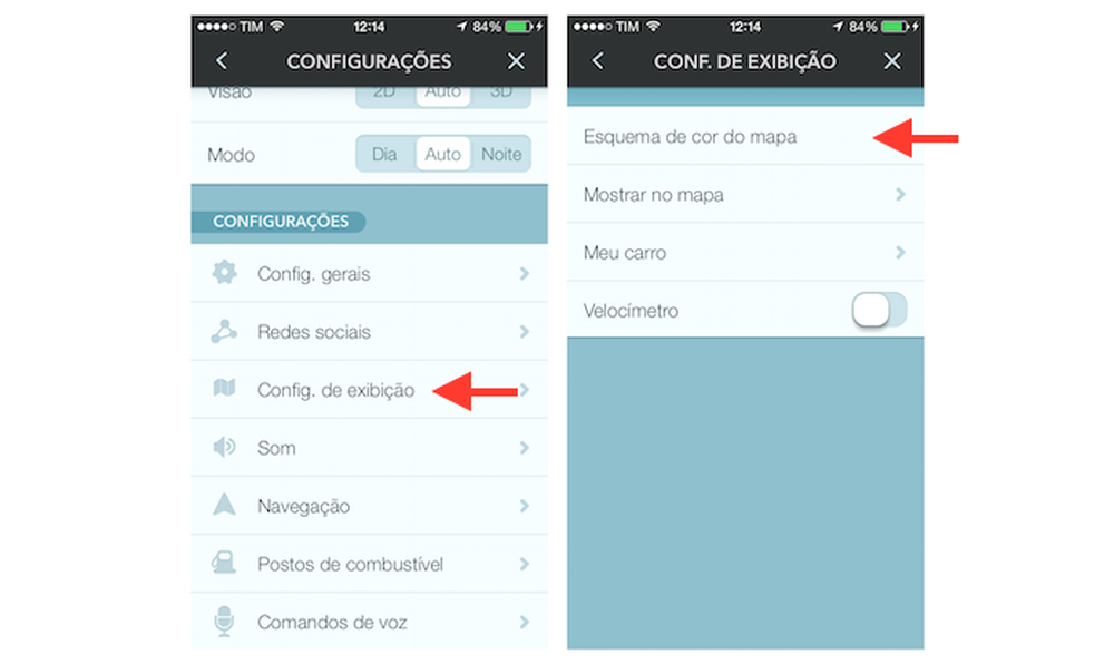 Confira como mudar o esquema de cores do mapa do Waze