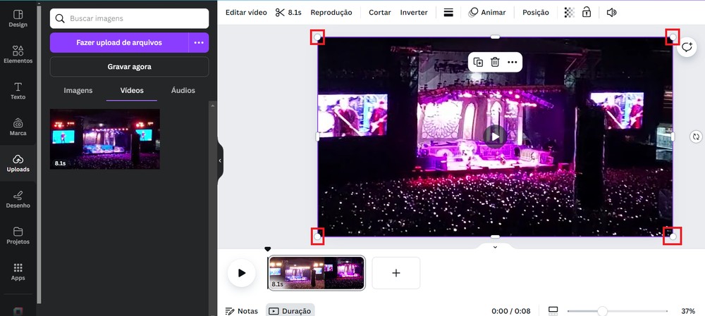 Como editar um vídeo no Canva pelo celular e PC passo a passo