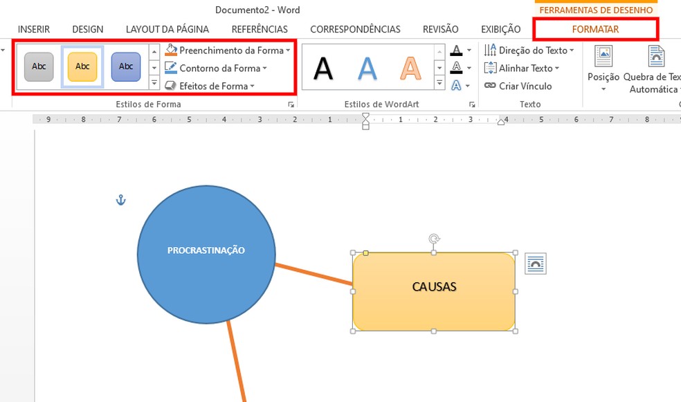 Como fazer um mapa mental no Word🍻 Fique por dentro do resultado final ...