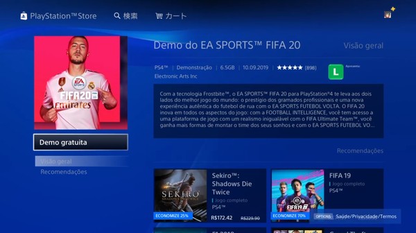 FIFA 20 ganha demo grátis; veja como baixar no PC, PS4 e Xbox One