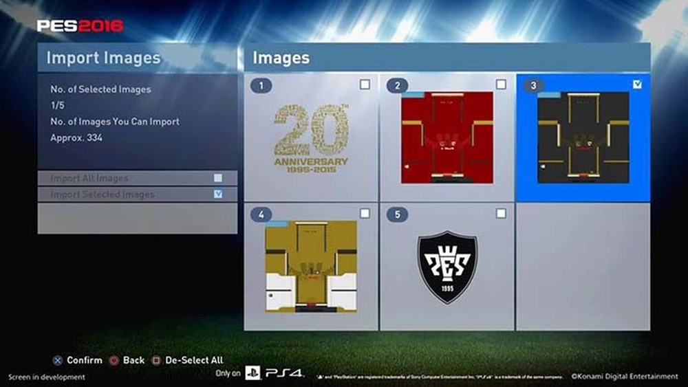 PES 2016: imagens detalham o novo modo de edição do game de futebol