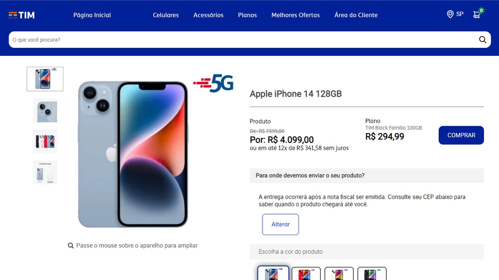 Parceria entre TIM e Apple reduz preço do iPhone em quase 50%; saiba tudo