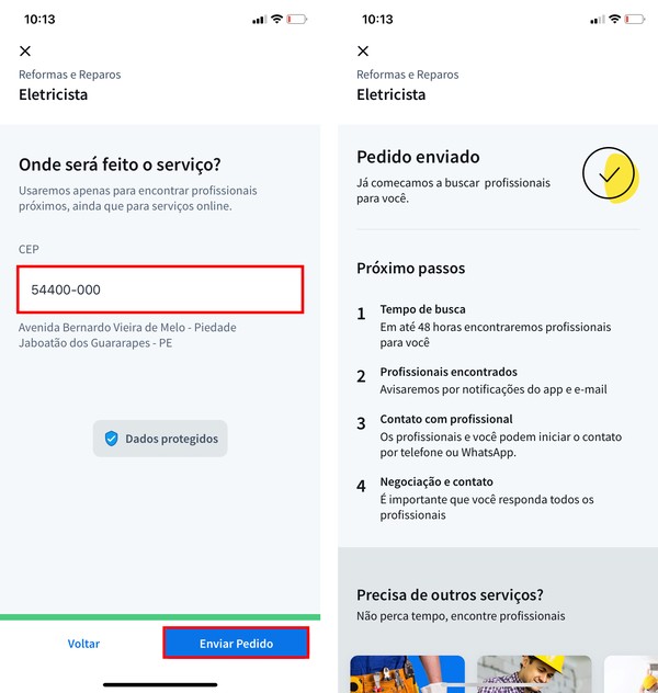 GetNinjas: como funciona app para contratar profissionais e serviços