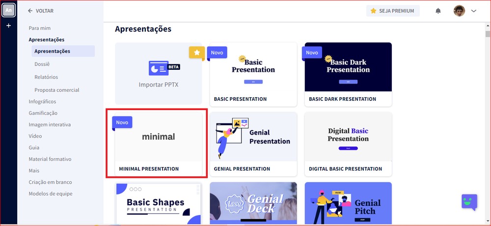 Genially: como fazer slides com site de templates prontos