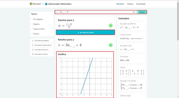 Microsoft Math Solver: como resolver problemas matemáticos pelo PC