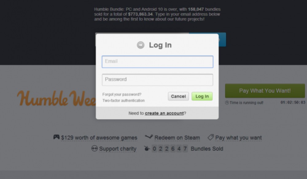 Humble Bundle: saiba como associar sua conta Steam ao serviço online