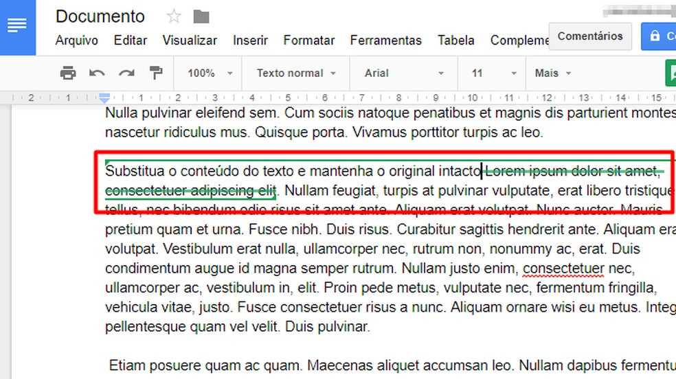 Google Docs: como sugerir alterações sem mudar o original