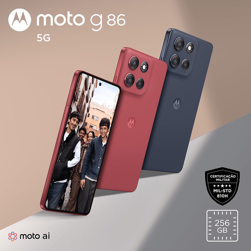 Moto G86 5G é bom? Veja preço e ficha técnica do celular da Motorola