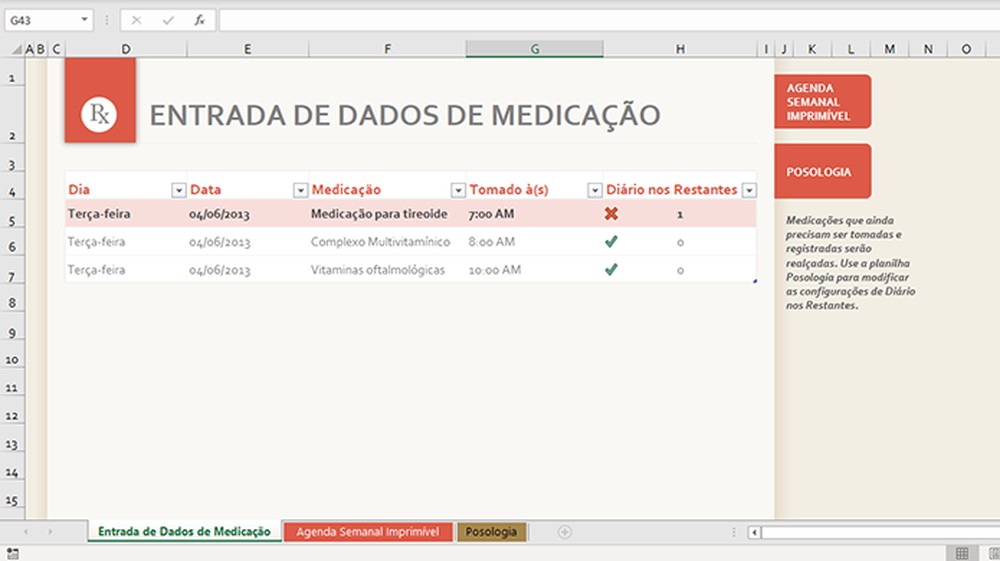 Excel: dez planilhas prontas para organização de rotina e tarefas
